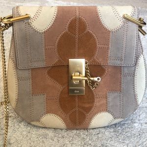 Chloe | Bags | Chloe Drew Suede Patchwork Bag | Poshmark